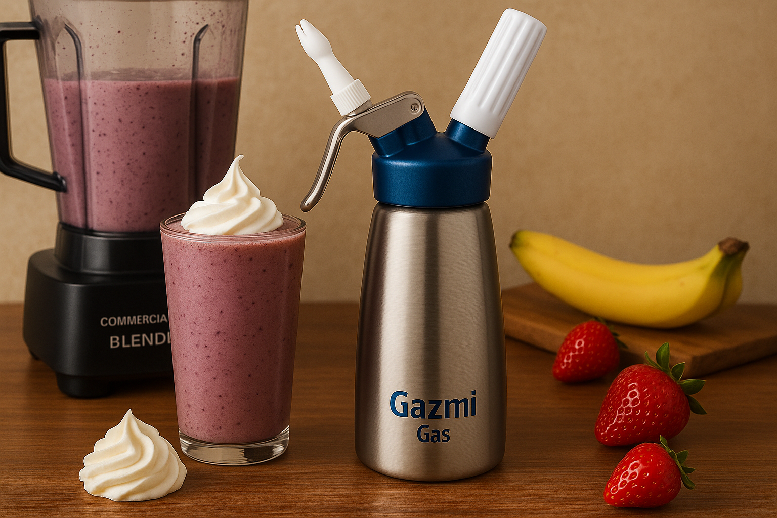 Food-Grade Nitrous Oxide for Professional Whipped Cream & Desserts – Gazmi